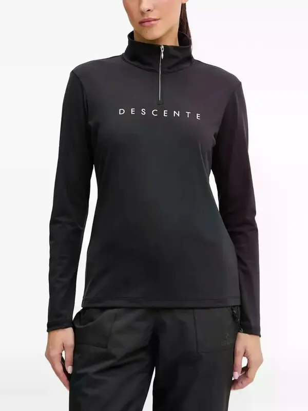 DESCENTE Zip-up Long Sleeve Top