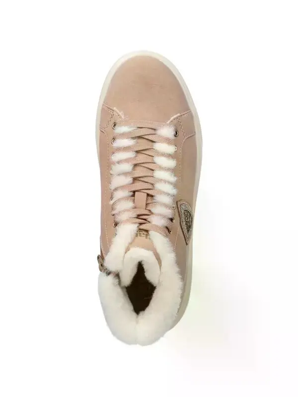 BLAUER. Venus06 Embellished High-top Sneakers
