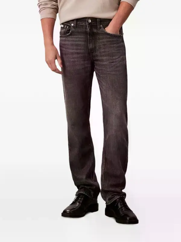 Calvin Klein Logo-patch Jeans - Grey