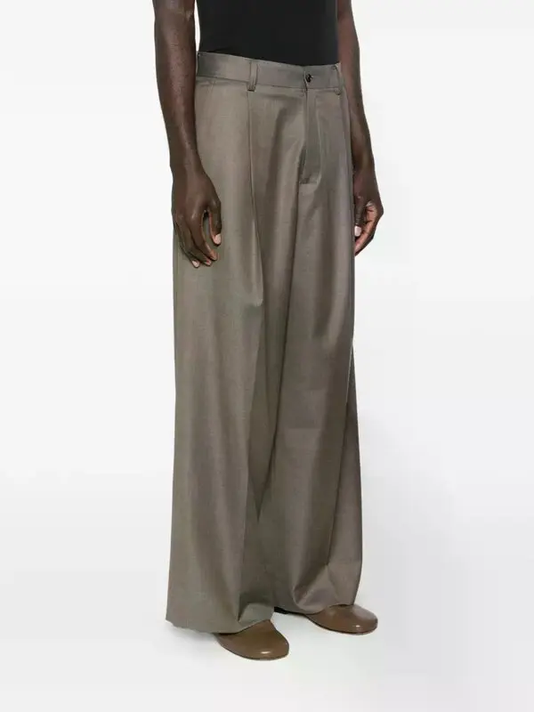 STEIN Pleated Wide Leg Trousers