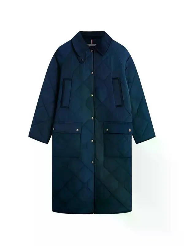 Tommy Hilfiger Quilted Press-stud Coat