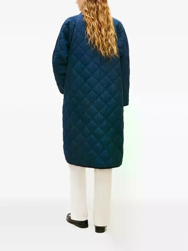 Tommy Hilfiger Quilted Press-stud Coat
