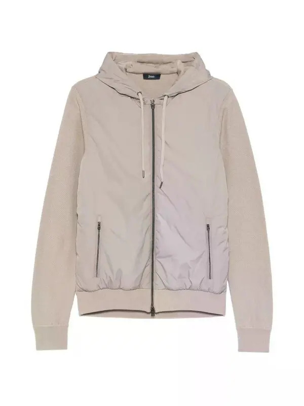 Herno Hooded Zip Jacket - Grey