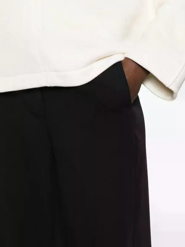 Max Mara Drawstring Wide Leg Trousers - Black