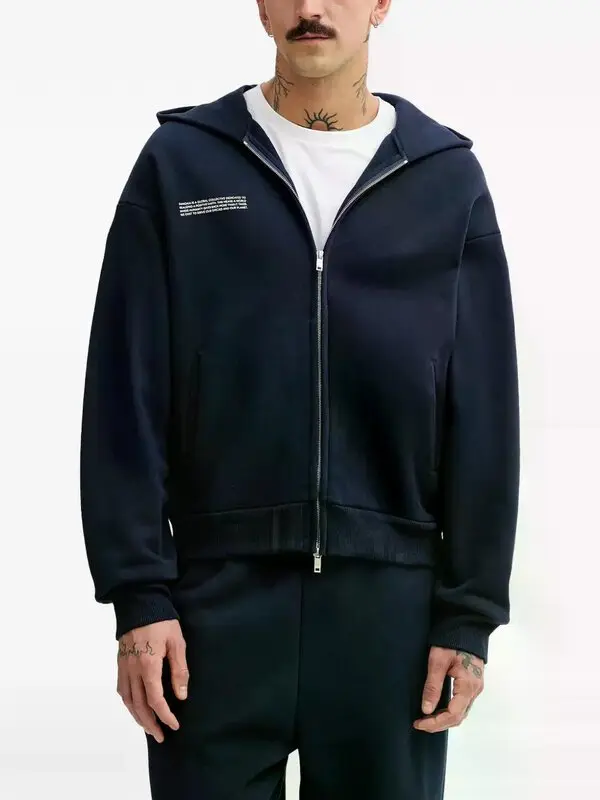 PANGAIA Zip-up Hoodie - Blue