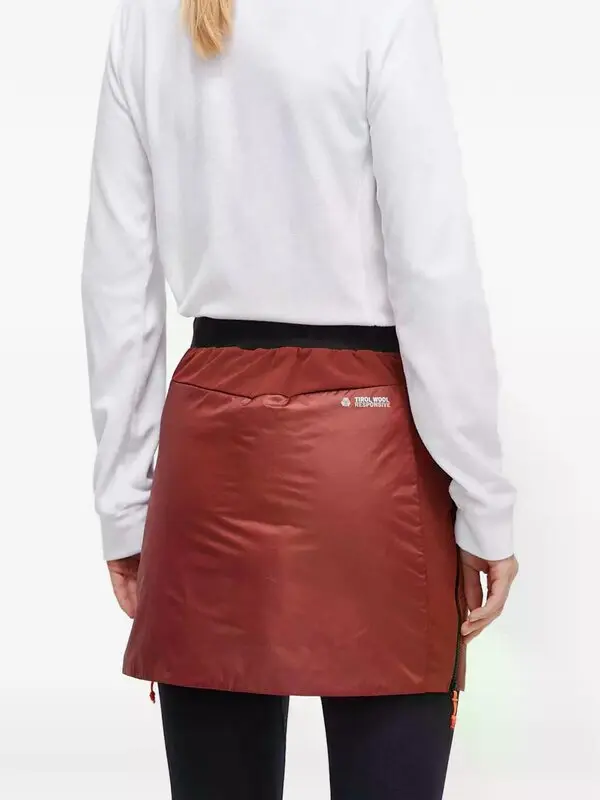 SALEWA Logo Print Zip Skirt