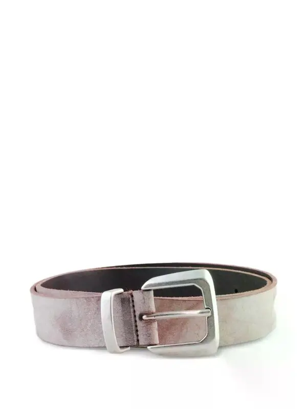 MOLEBO Buckle Leather Belt - Brown