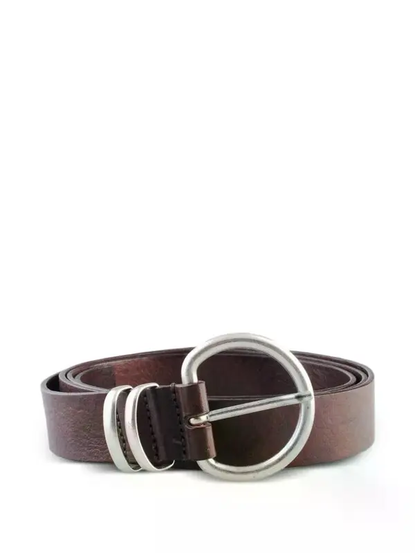 MOLEBO Ring-buckle Belt - Brown