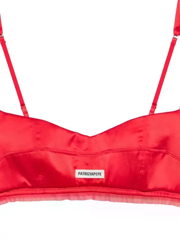 Patrizia Pepe Logo-detail Bra