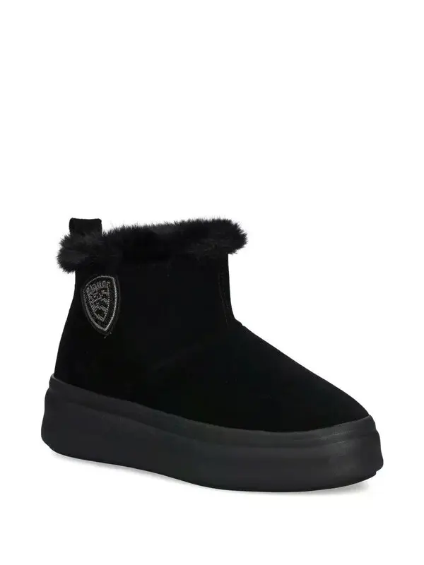 BLAUER. Emery02 Faux-fur Boots - Black