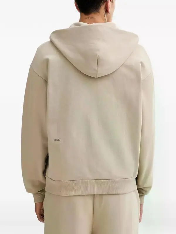 PANGAIA Logo-detail Hoodie - Neutrals