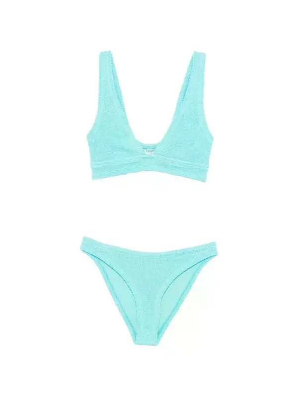 Hunza G V-neck Bikini - Blue