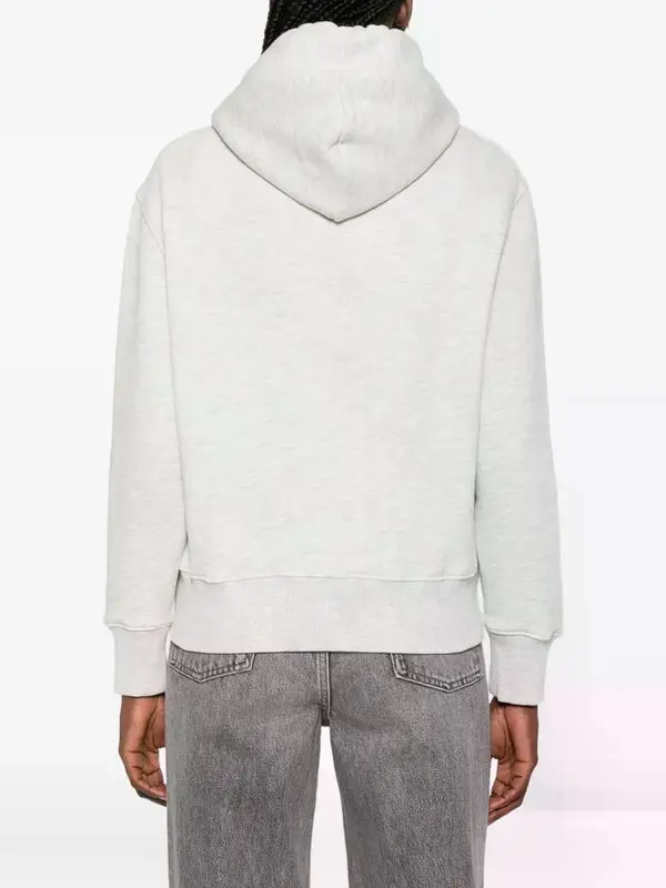 AUTRY Logo-embroidered Hoodie - Grey