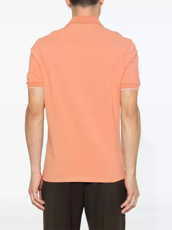 Brunello Cucinelli Logo Polo Shirt - Orange
