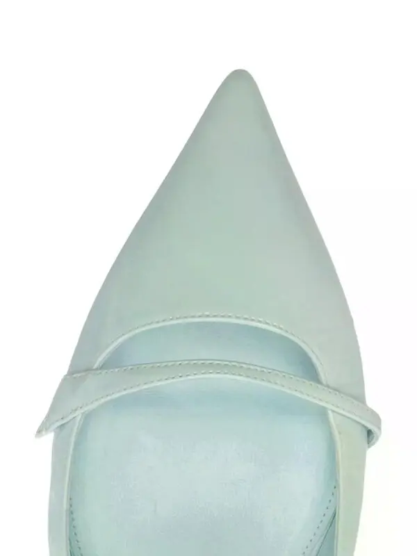 ALEXANDRE BIRMAN Tita Pointed-toe Flat Sandals - Blue