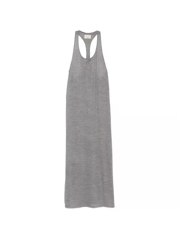 Patrizia Pepe Wool Maxi Dress - Grey