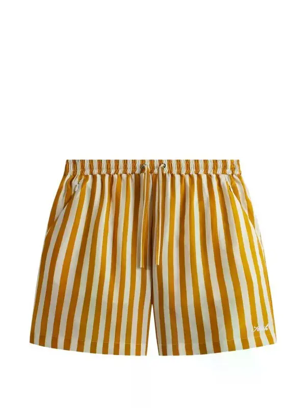 Kith Striped Shorts - Yellow