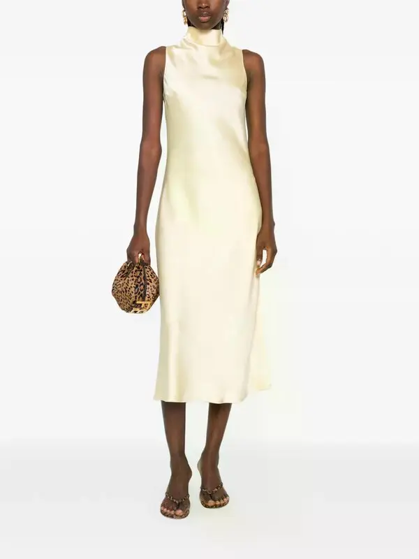 Patrizia Pepe Satin Midi Dress