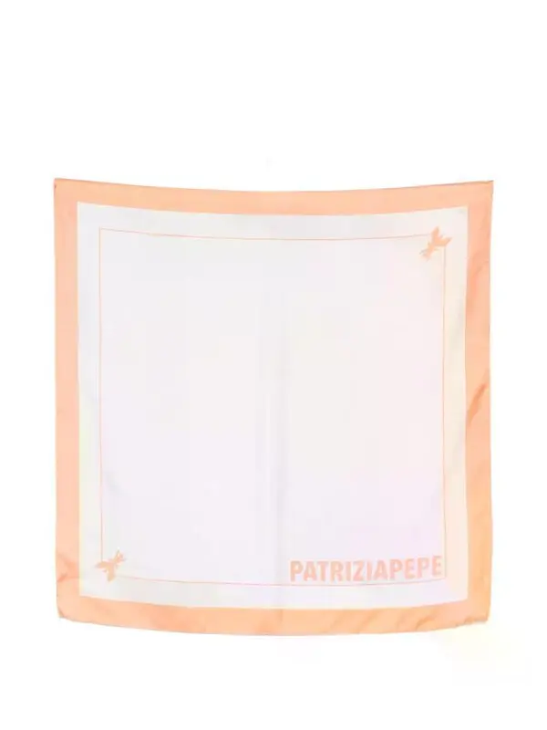 Patrizia Pepe Silk Scarf - Neutrals