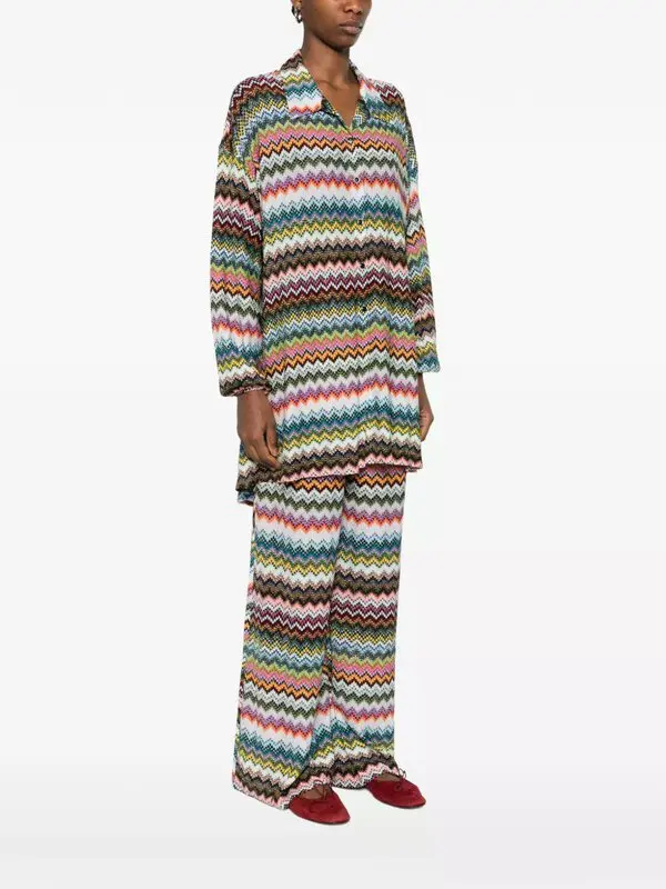 Missoni Zigzag Buttoned Top