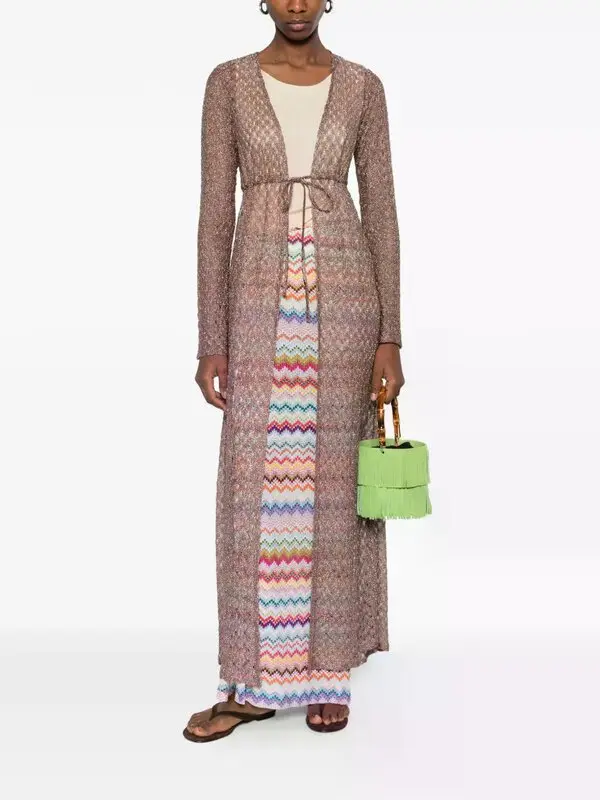 Missoni Tie-waist Textured Coat