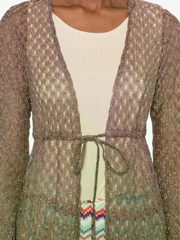 Missoni Tie-waist Textured Coat