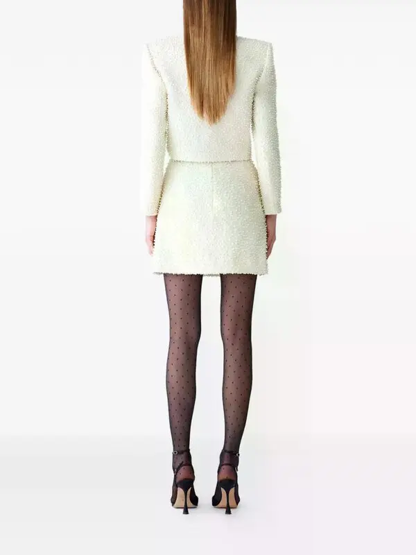 Carolina Herrera Pearl-embroidered Jacket - Neutrals