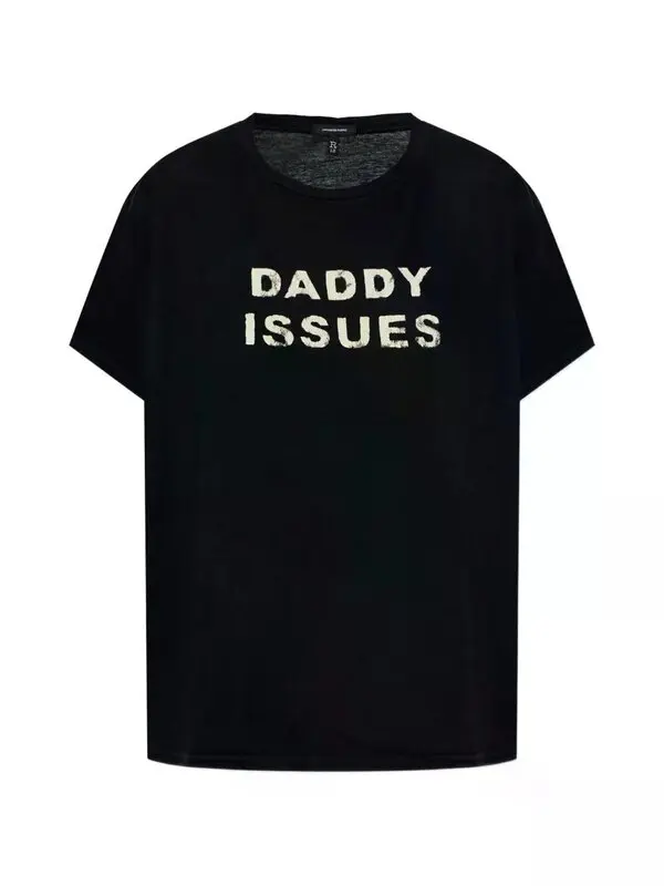 R13 Slogan-motif T-shirt
