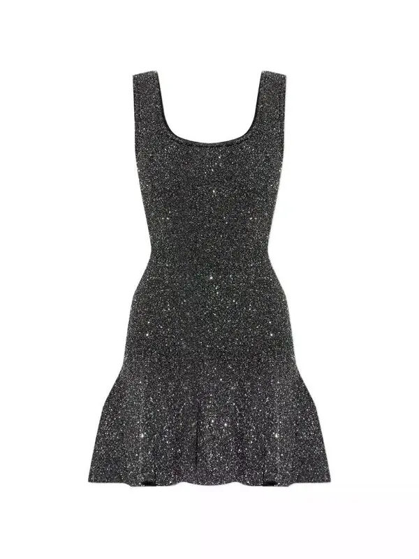 LoveShackFancy Sarajane Mini Dress - Black