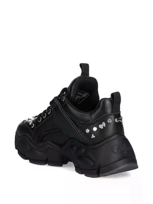 BUFFALO Binary Punk Chain Studded Sneakers