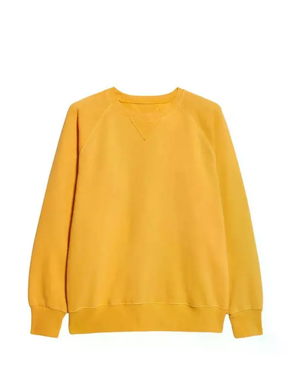 FORTELA Harvard Raglan Crew-neck Sweatshirt - Yellow