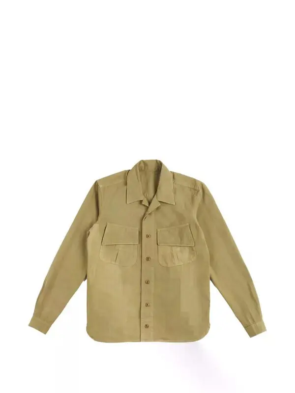 FORTELA Meckongt Flap-pocket Overshirt - Brown
