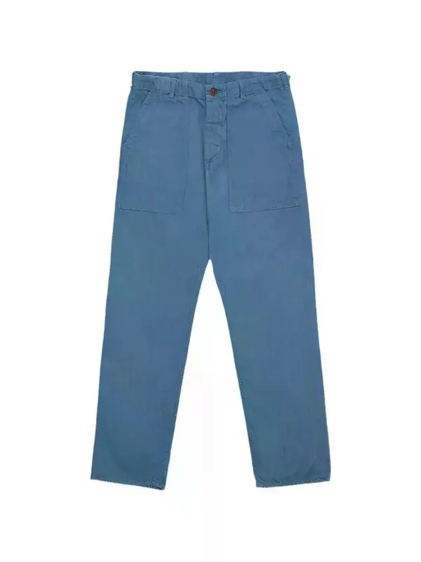 FORTELA Flap-pockets Trousers - Blue