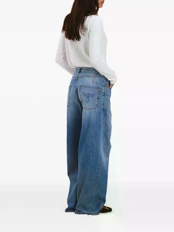 FORTELA Jaron Embroidered Baggy Jeans
