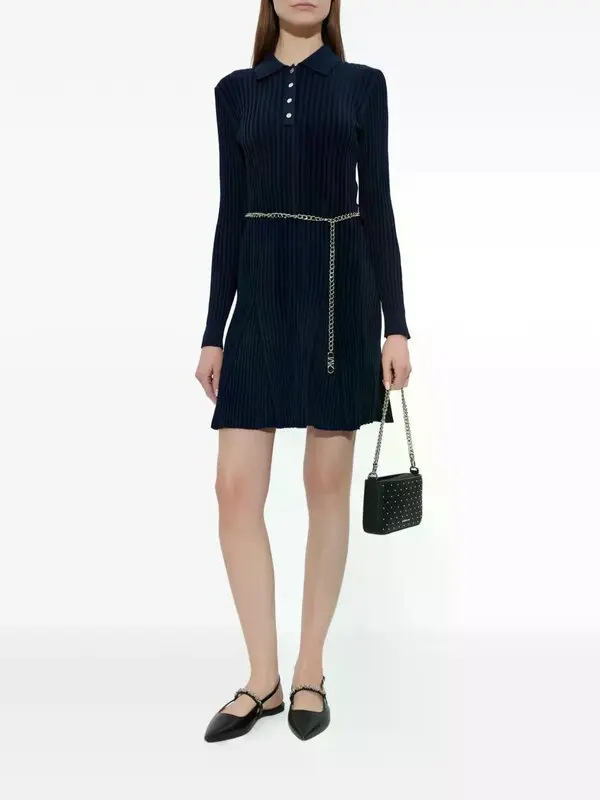 Michael Kors Polo-collar Mini Dress