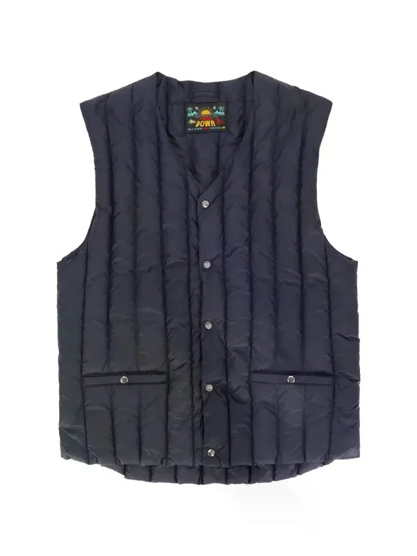 FORTELA Padded Quilted Gilet - Blue