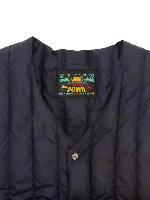 FORTELA Padded Quilted Gilet - Blue