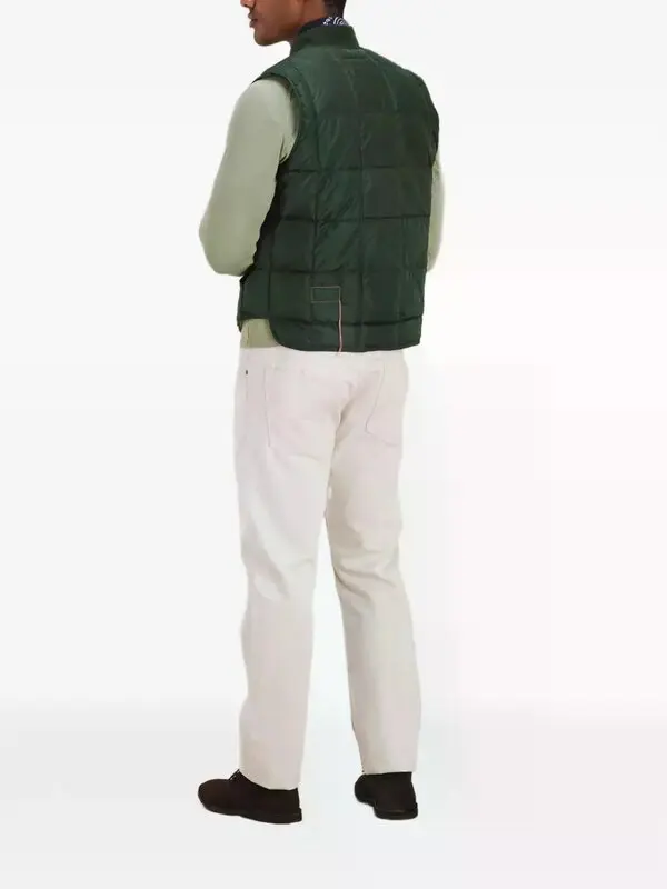 FORTELA Padded Camouflage-print Gilet - Green