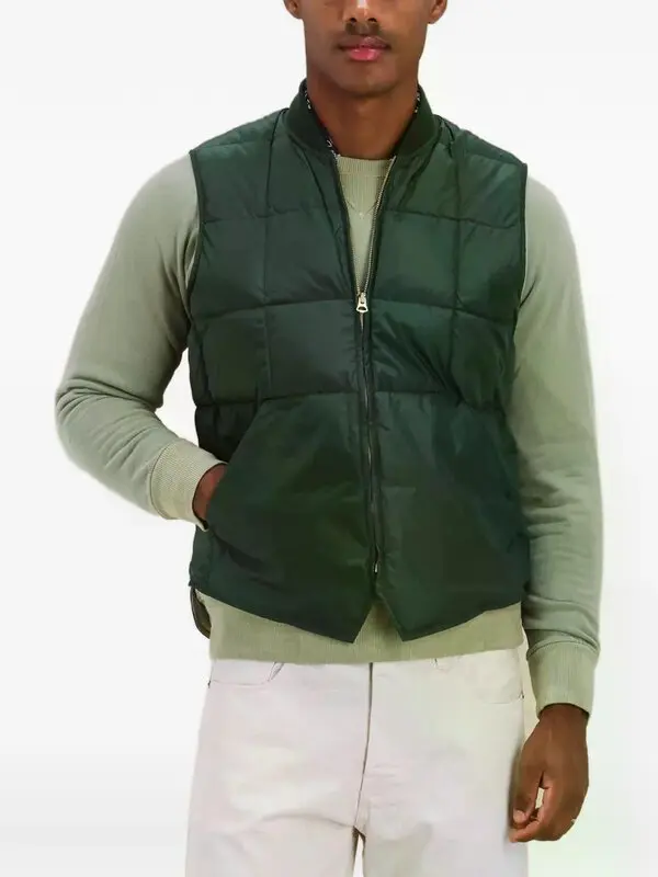 FORTELA Padded Camouflage-print Gilet - Green