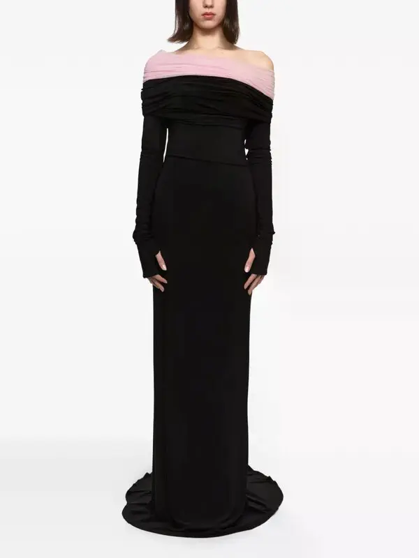 ATU BODY COUTURE Crown Off-shoulder Maxi Dress