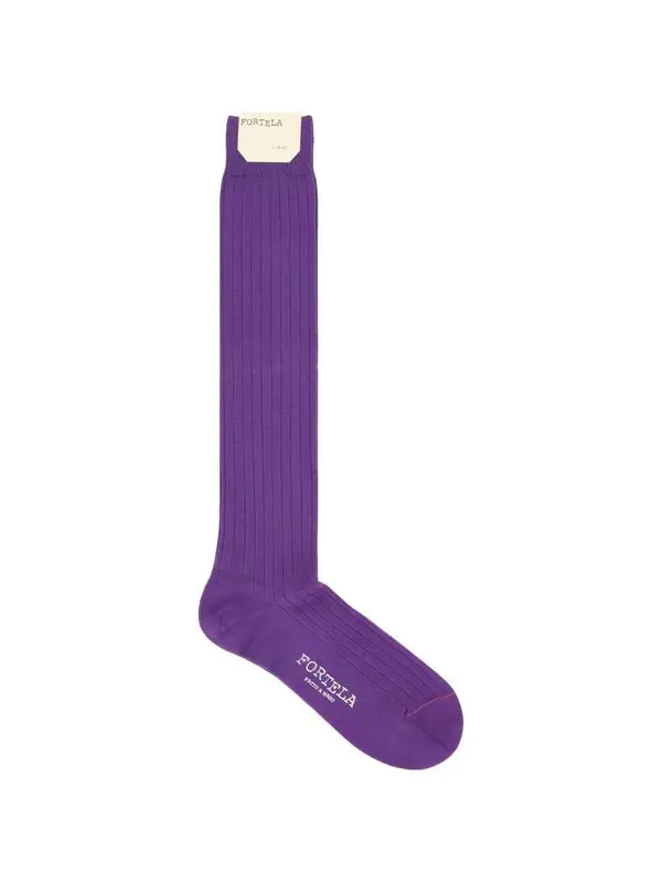 FORTELA Ribbed Socks - Purple