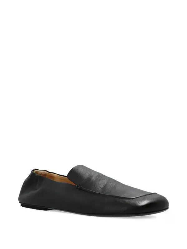 Marsèll Gathered Leather Loafers