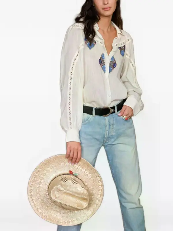 FORTELA Five-pocket Straight Leg Jeans