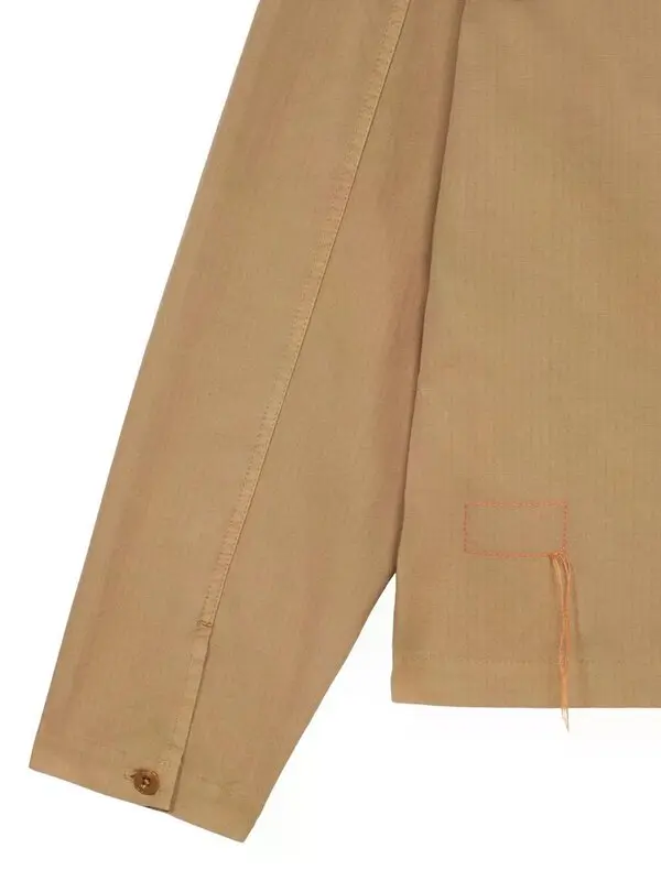 FORTELA Fuego Square-pocket Overshirt - Neutrals