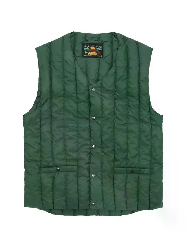 FORTELA Quilted Padded Vest - Green