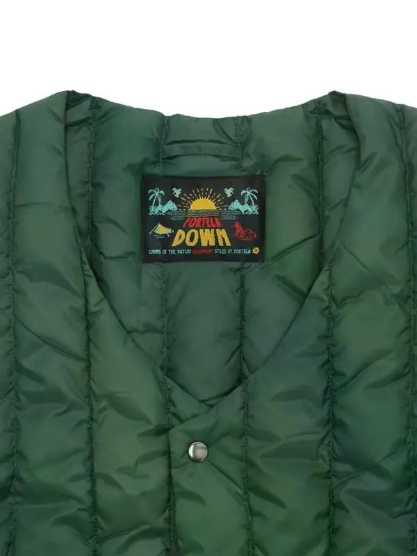 FORTELA Quilted Padded Vest - Green