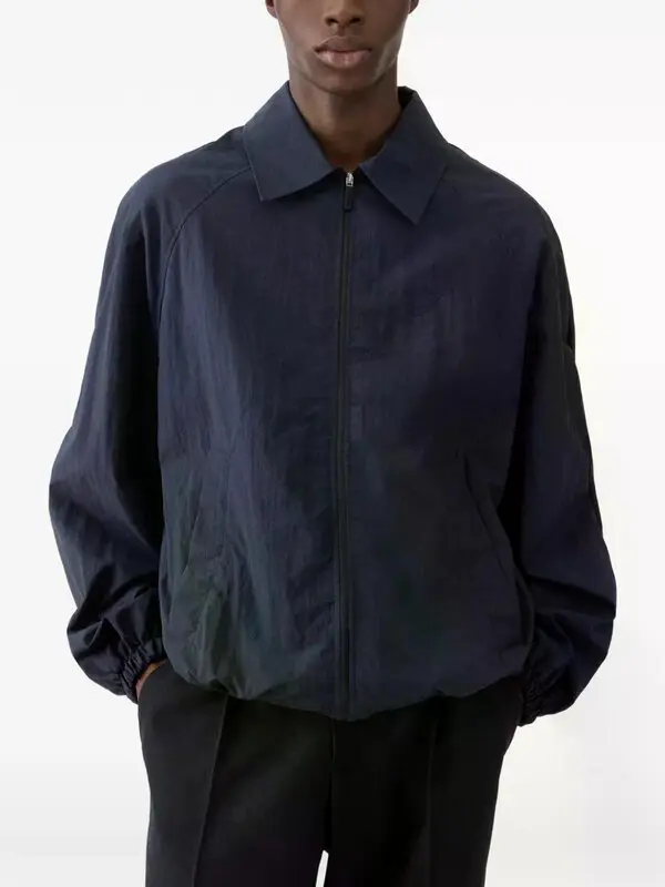 Jacquemus Embroidered Zip Jacket - Blue