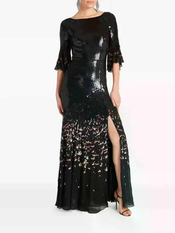 TEMPERLEY LONDON Sequin-embellished Maxi Dress