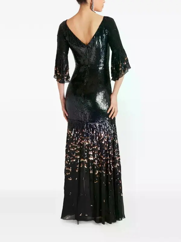 TEMPERLEY LONDON Sequin-embellished Maxi Dress
