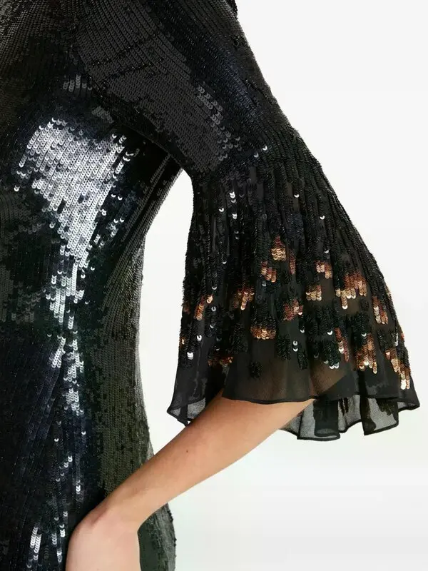 TEMPERLEY LONDON Sequin-embellished Maxi Dress